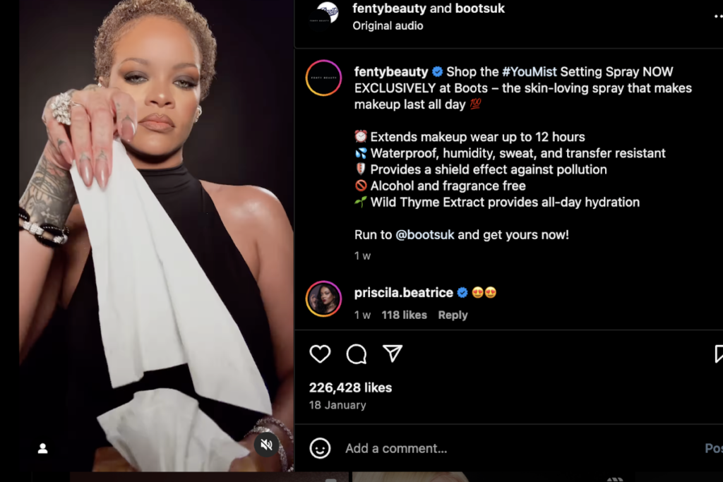 Rihanna’s Fenty Beauty Social Media Strategy | Content Kettle